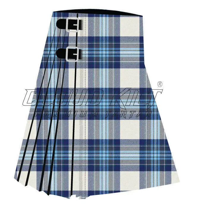 Blue Dunnett Premium Tartan Kilt CLOUD KILT Blue Dunnett Premium Tartan Kilt CLOUD KILT