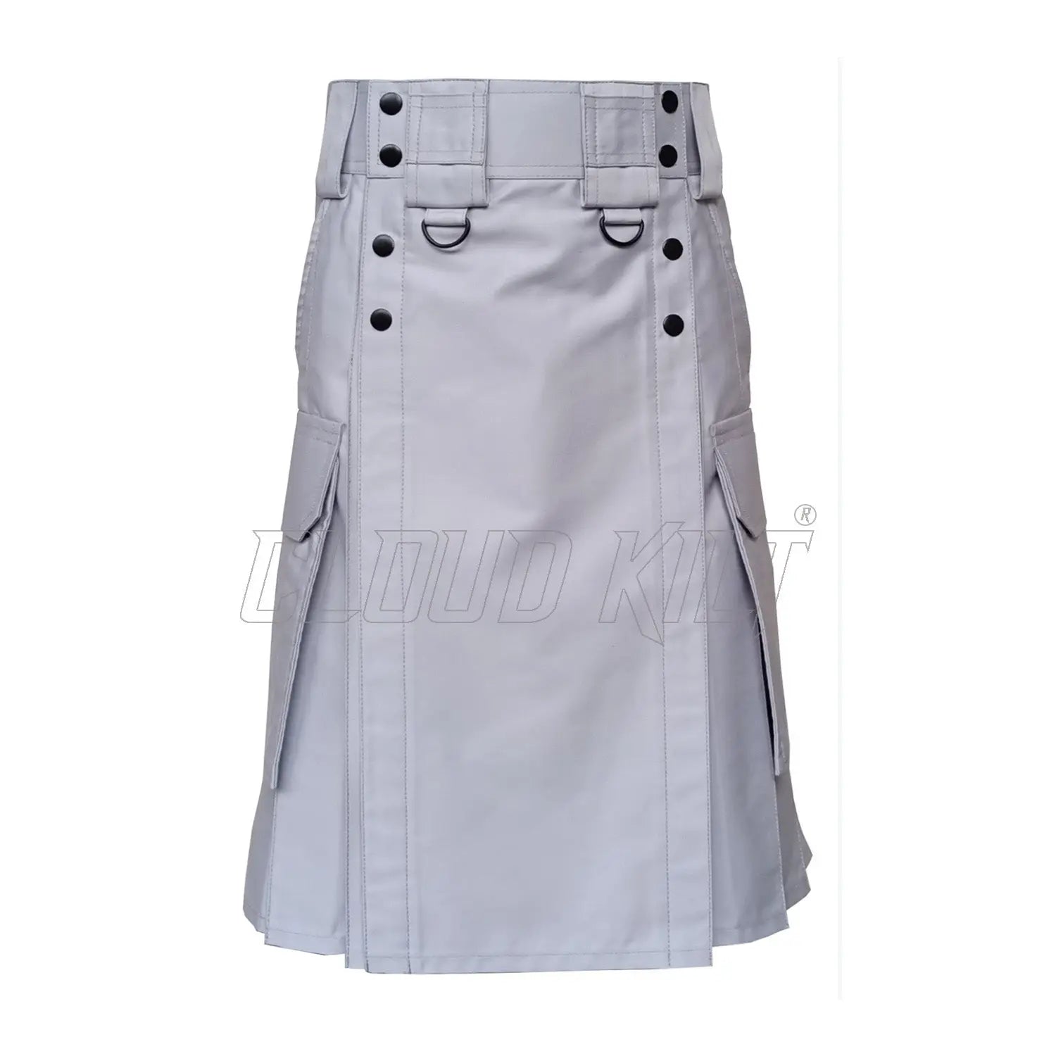 Traditional Modern Utility Kilt With Slash and Cargo Pockets - CLOUD – CLOUD KILT