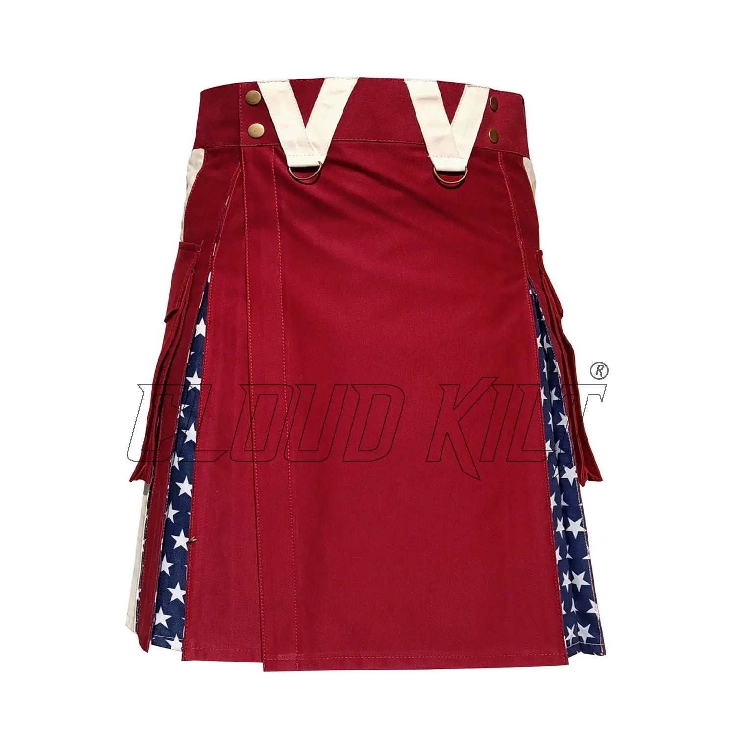 American Flag Hybrid Kilt For Men - CLOUD KILT