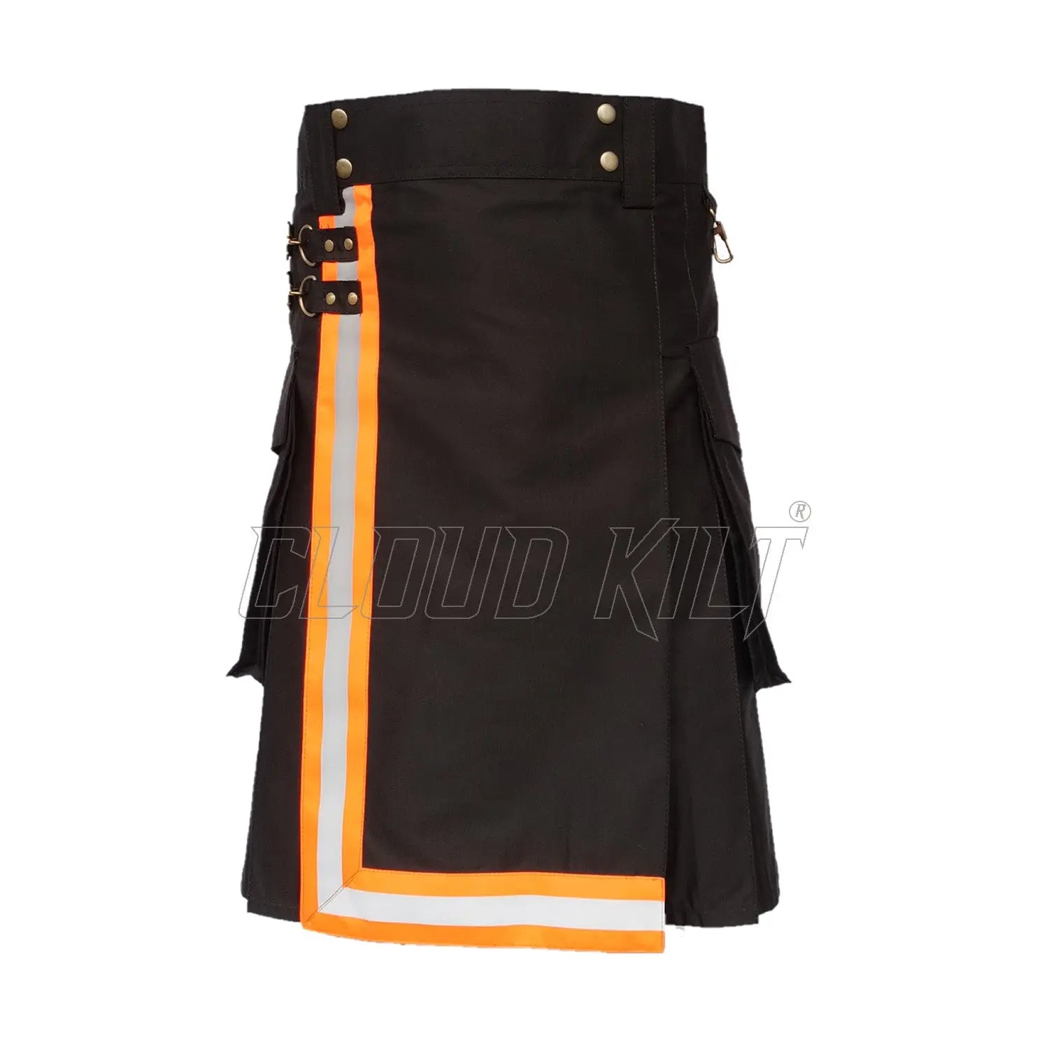 Black High Visibility Firefighter Kilt - CLOUD KILT