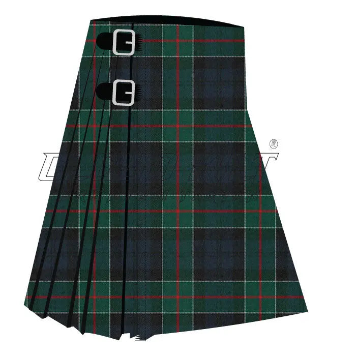Colquhoun Modern Premium Tartan Kilt | High-Quality- CLOUD KILT