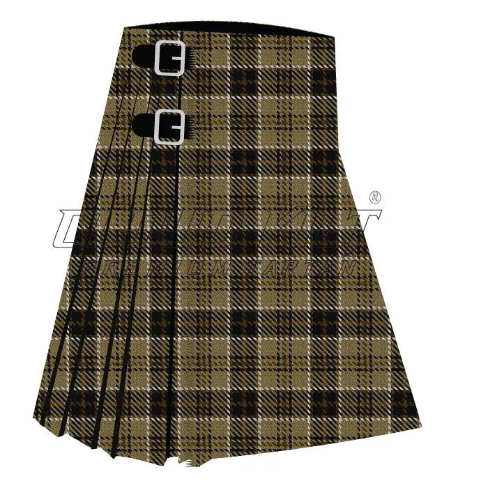 Daks Brown Tartan | High-Quality Kilt - CLOUD KILT