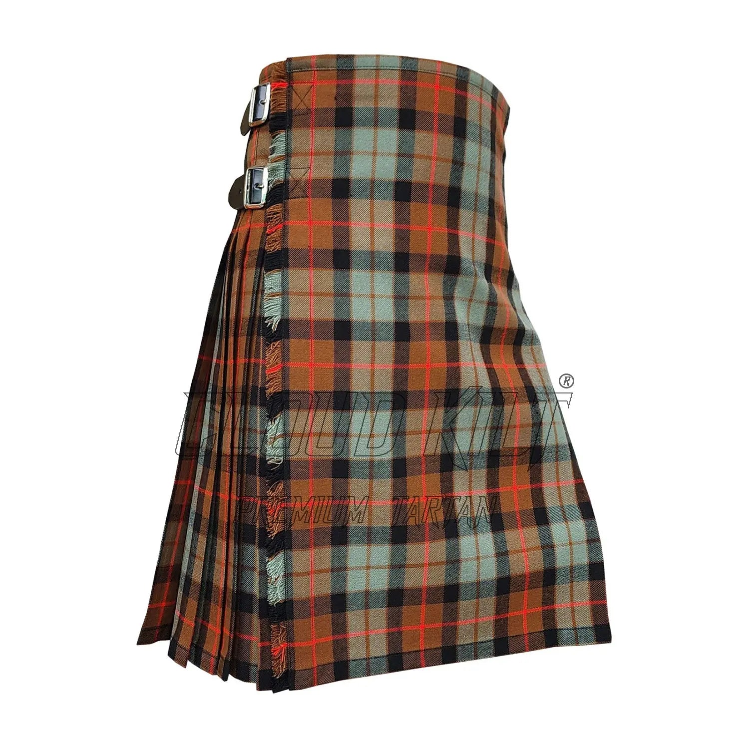Gunn Weathered Tartan Kilt For Men - CLOUD KILT