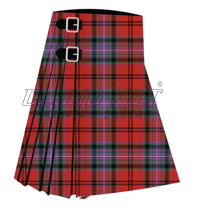 Kelly of Sleat Red Ancient Premium Tartan Kilt - CLOUD KILT