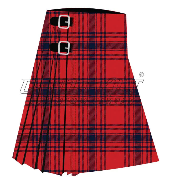 Kyle Blue Modern Premium Tartan Kilt |High-Quality - CLOUD KILT