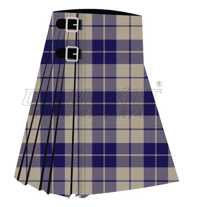 Lewis Navy Premium Tartan Kilt | High-Quality - CLOUD KILT