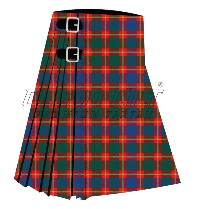 Logan With Yellow Premium Tartan Kilt - CLOUD KILT