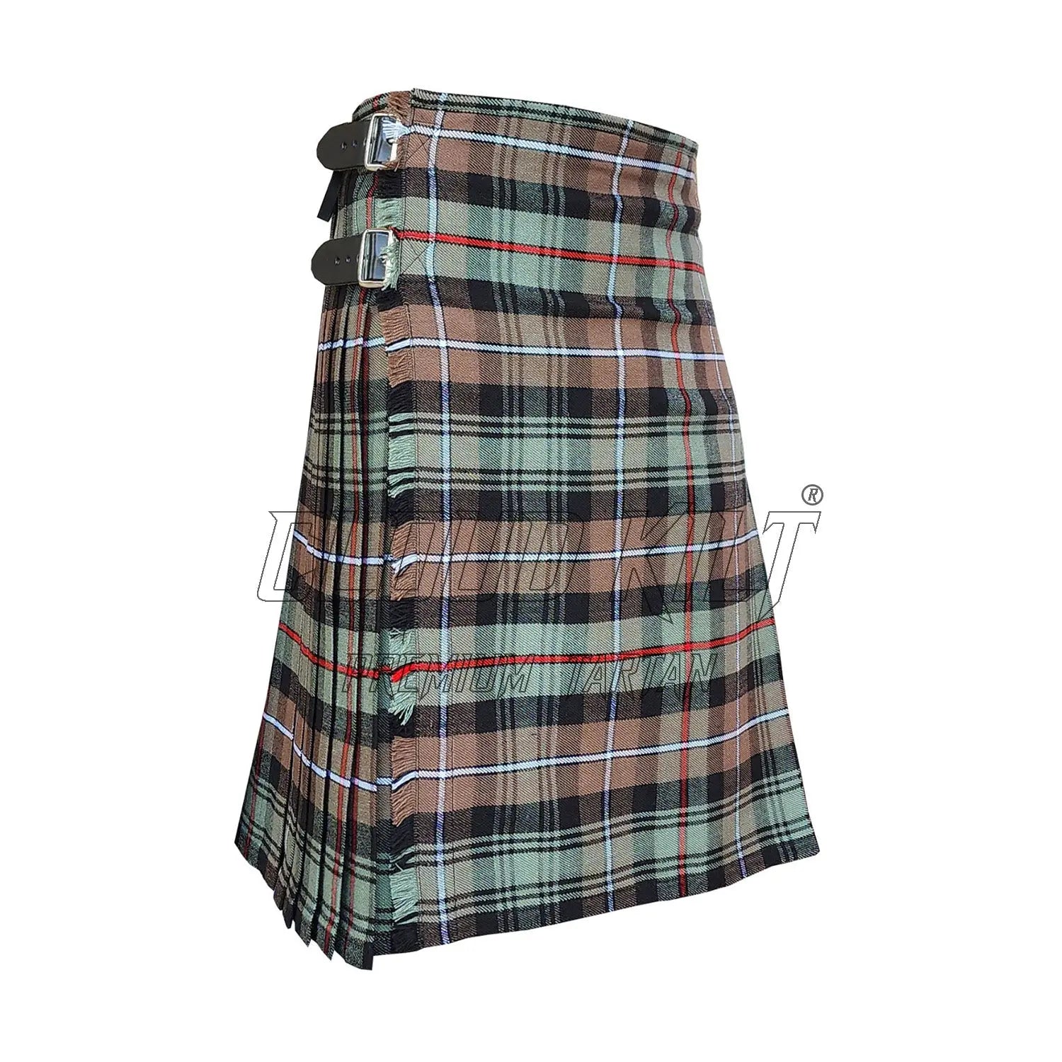 Mackenzie Weathered Tartan Kilt | High-Quality - CLOUD KILT