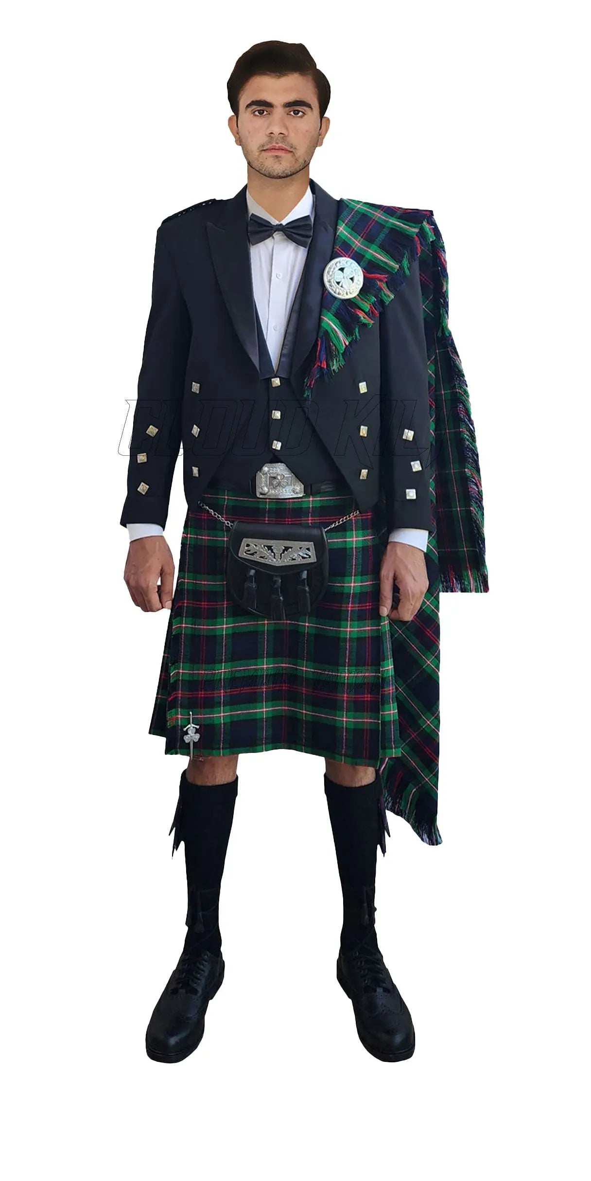 Prince Charlie Kilt Outfit With MacKenzie Morgan Tartan Kilt - CLOUD ...
